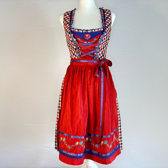 Fuchs | Dresses | Authentic German Dirndl Dress Fuchs Trachtenmode Size ...